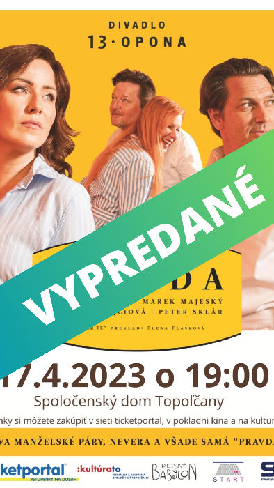 Divadelné predstavenie - PRAVDA :: Mediálna a kultúrna spoločnosť Topoľčany